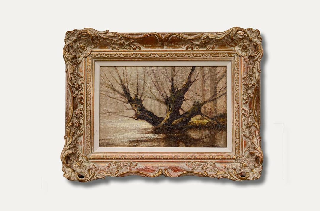 Kenneth Raymond Denton (1932-2024) - Framed 20th Century Oil, Old ...