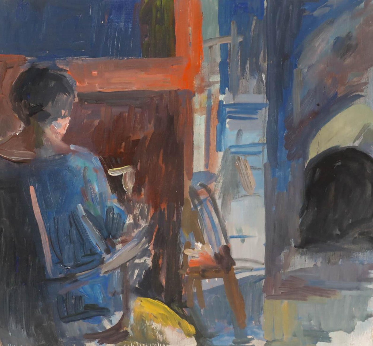 Bernadette Kelly (b.1933) - 20th Century Oil, Artist's Studio Original ...