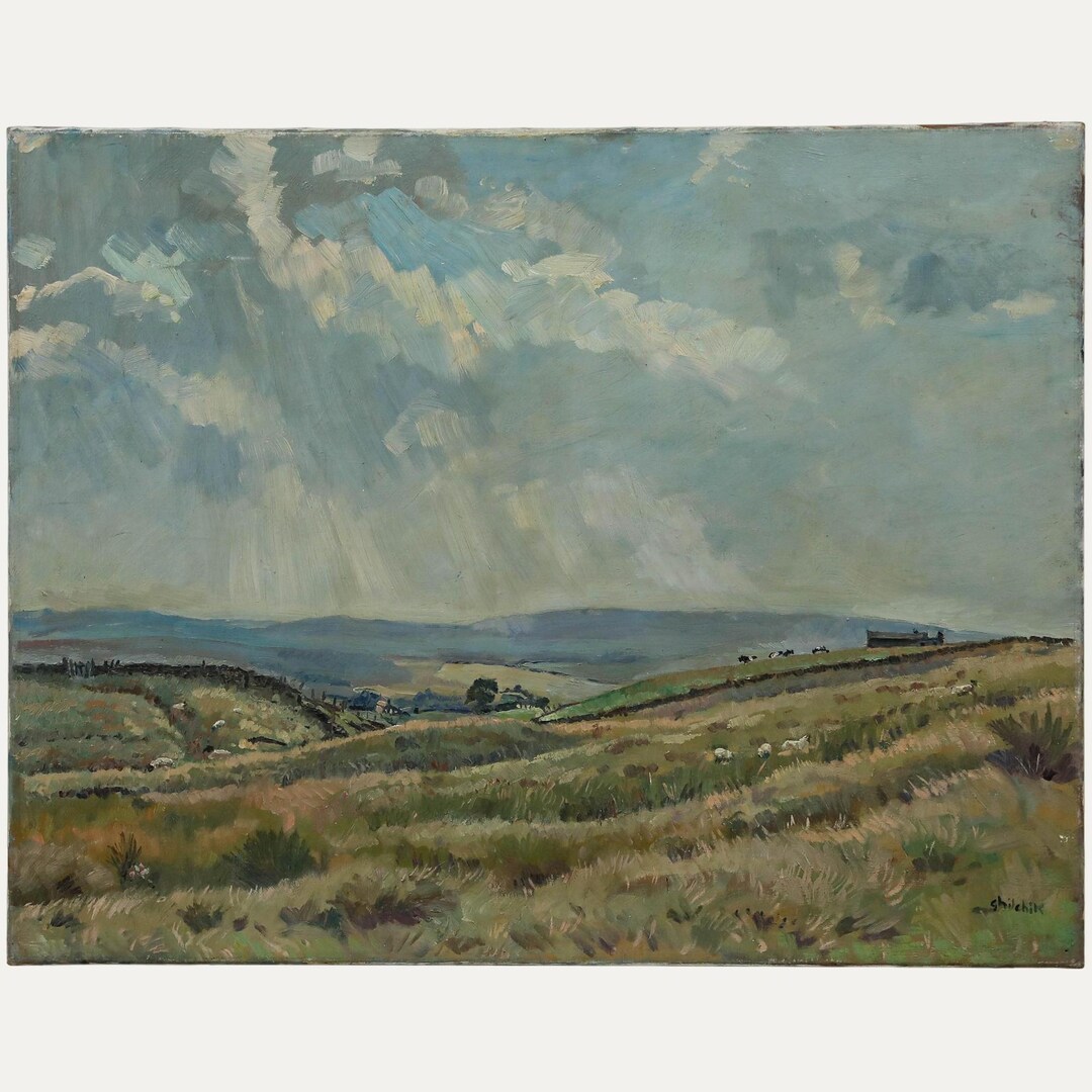 David Louis Ghilchick (1892-1974) - Framed Oil, A View Near ...