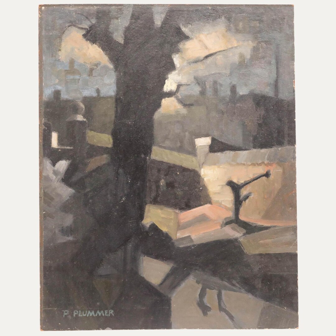 Pauline Plummer (b.1933) - 20th Century Oil, After Dark Original ...