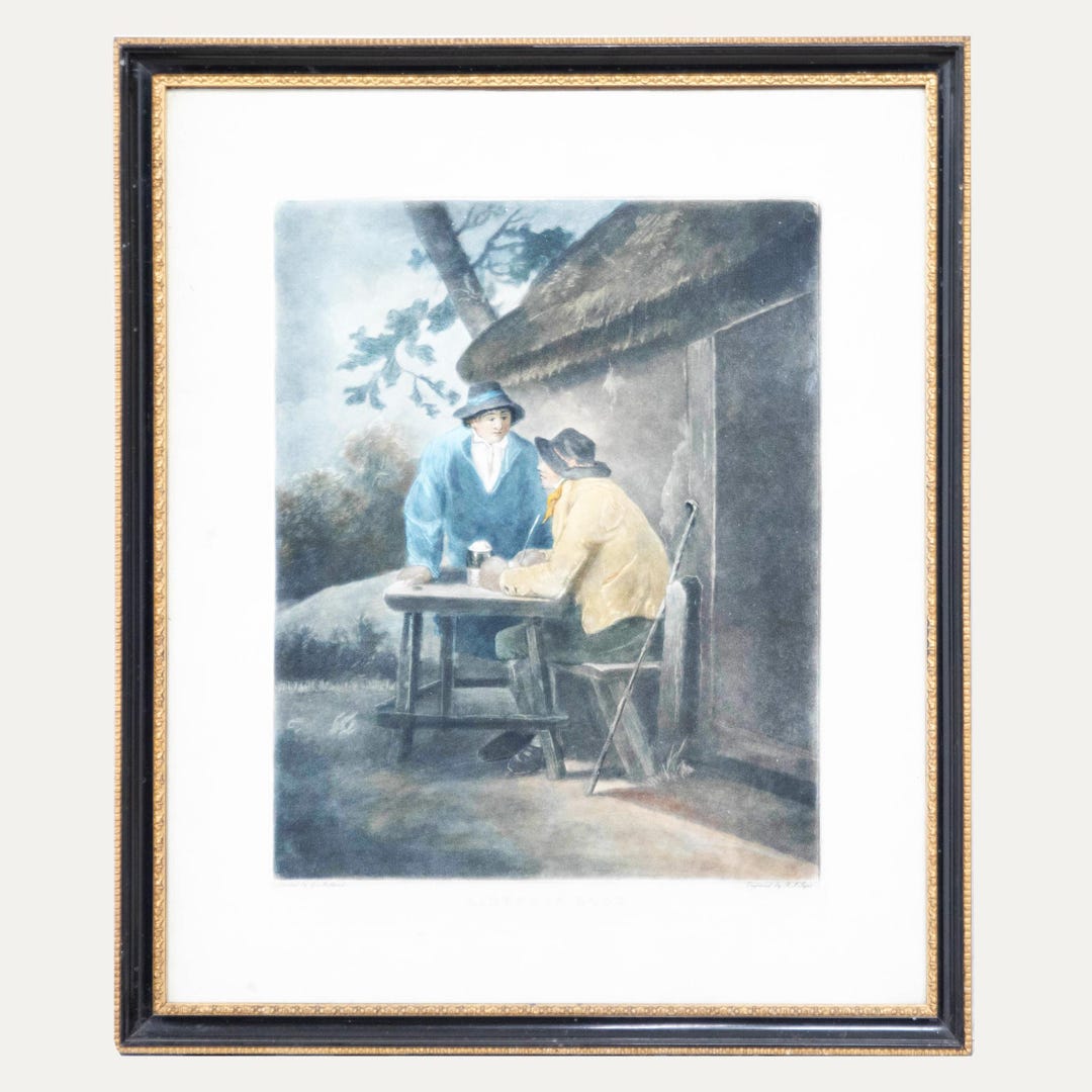 R.S. Syer After George Morland - Mezzotint, Outside the Ale-house Door ...