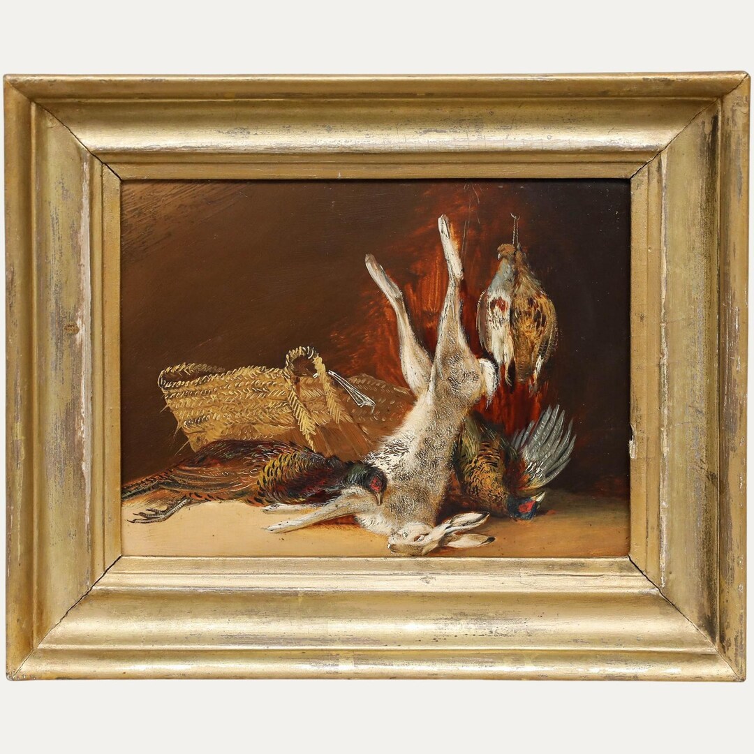 British School 19th Century Oil - Still Life of Dead Game Original ...
