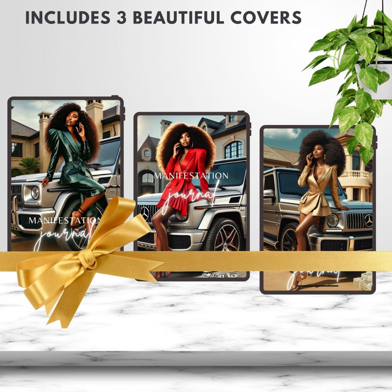 2025 Manifestation Journal, Digital Planner Resell Dfy Goal Tracker ...