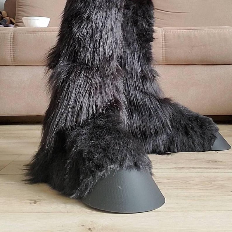 Flexible Lace-on Horse Hoof/hooves - for Regular Shoes for Cosplay and ...