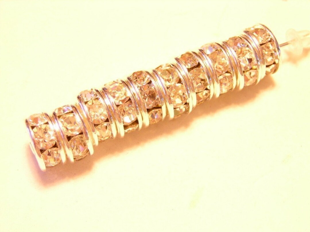10 Pcs 8mm QUALITY CLEAR Crystal Rondells - Etsy
