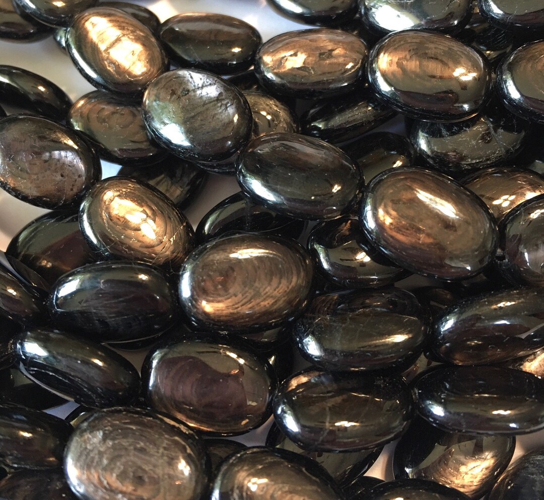 Hypersthene Flat Puffed Smooth Polished Ovals AAA Quality Best Deal ...