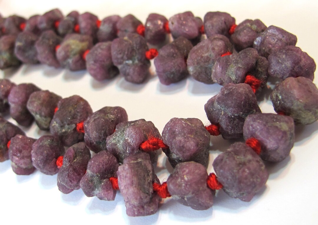 Ruby Yes Genuine Semiprecious Gemstone Ruby Rough Nuggets 10 Piece Lot ...