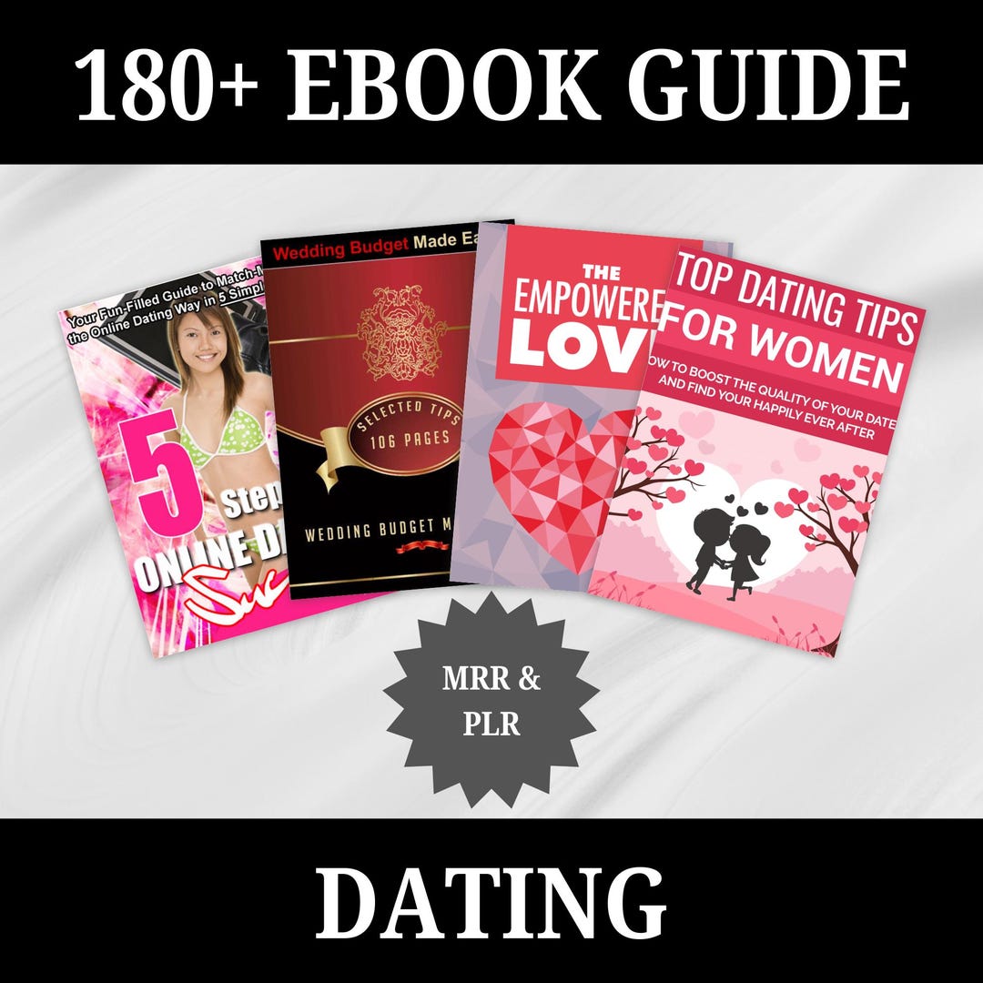 180+ Ultimate Dating Ebook Bundle, Coaching, Course, MRR, PLR, Healthy Relationship Advice ...