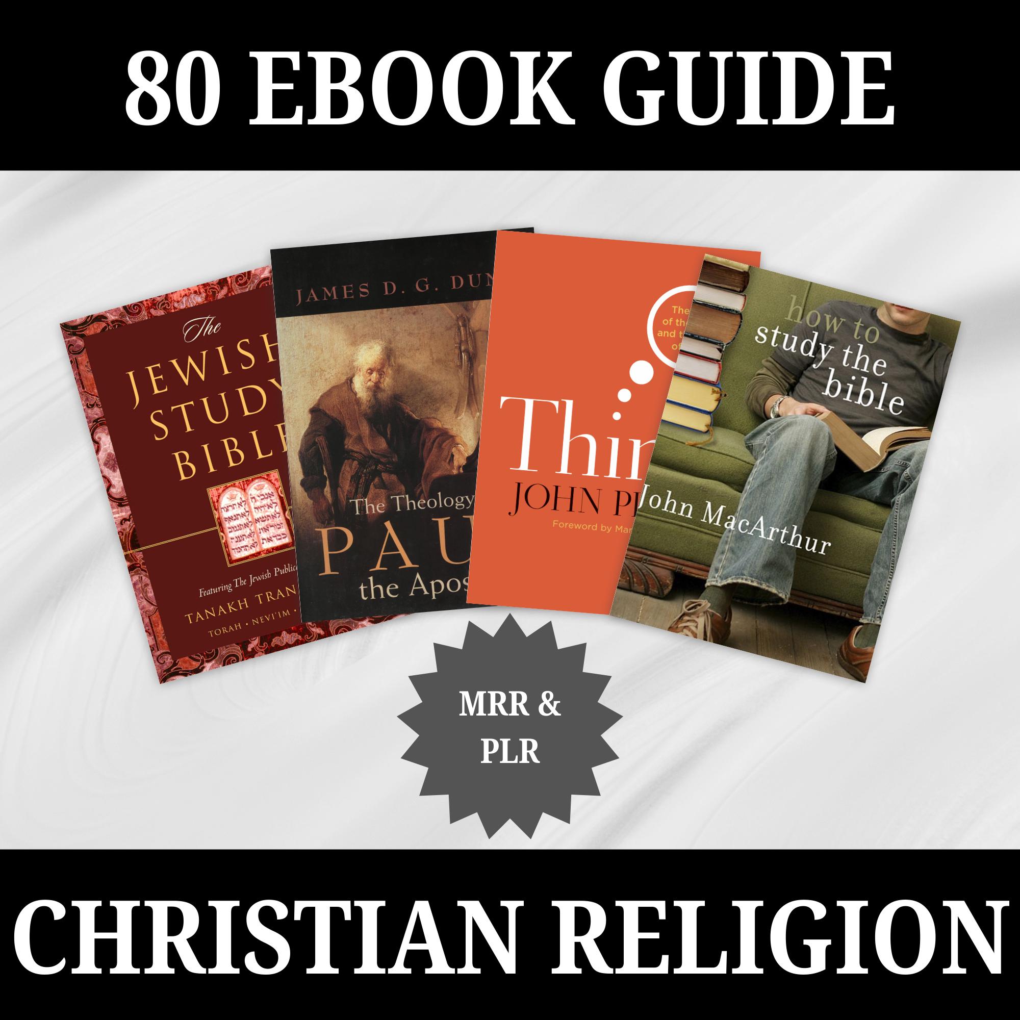 80 Christian Religion Ultimate Ebook Bundle, Coaching, Digital Course ...