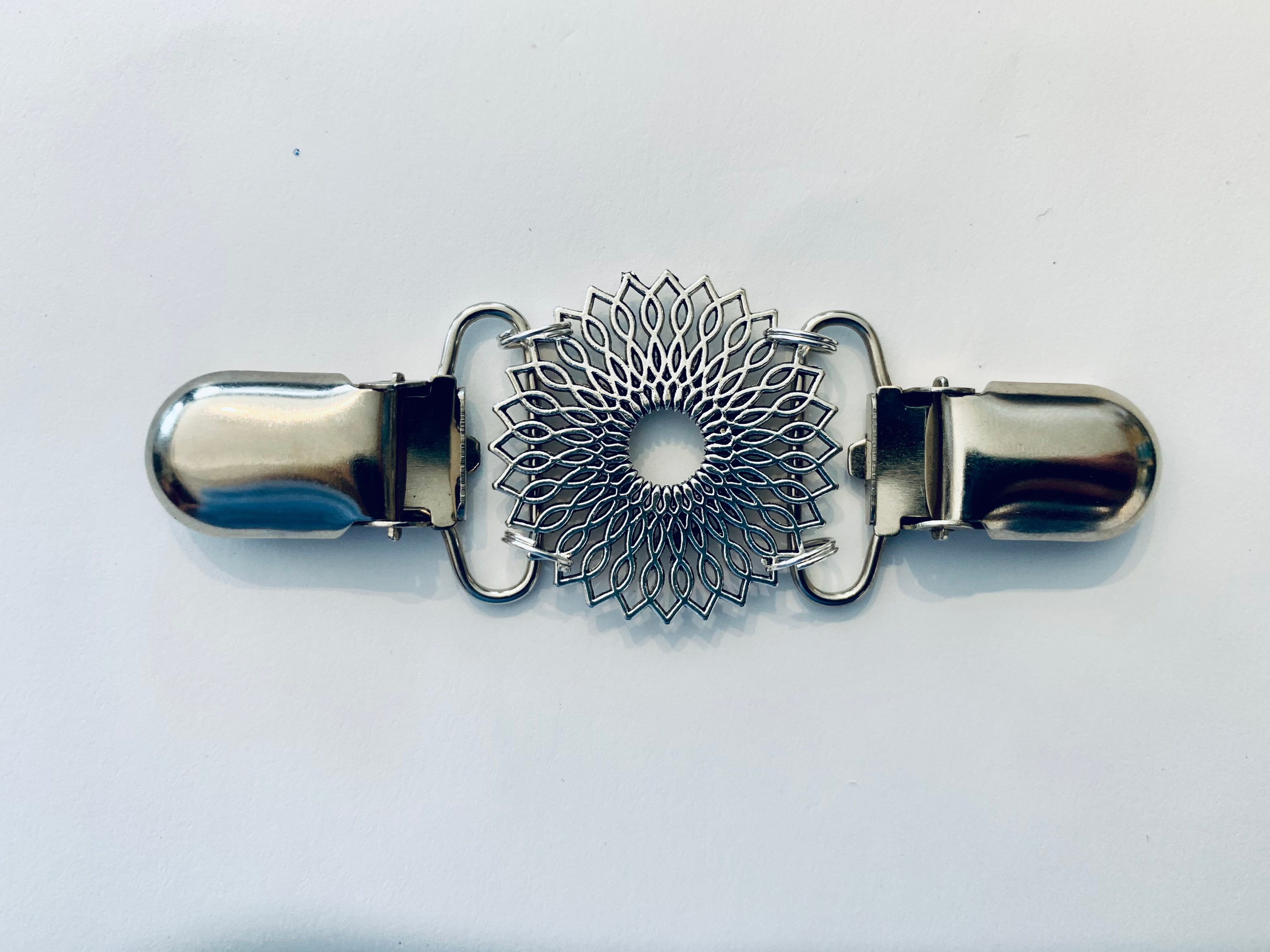 SPIRAL MANDALA 17 Metal Cinch Belt Ladies Dress Clip for - Etsy