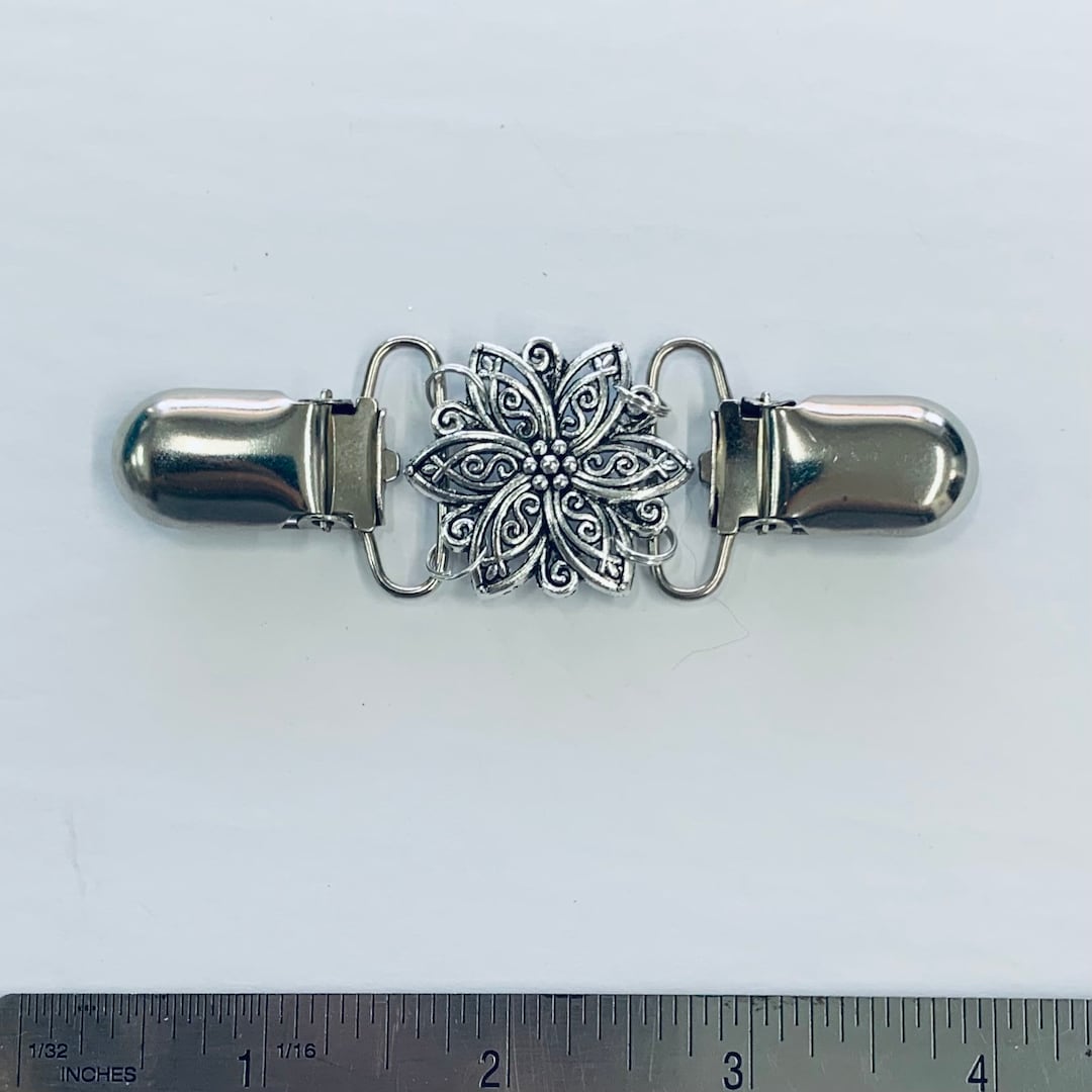 LILY #15 Metal Cinch Belt - Ladies Dress Clip for Women - Silver Ready ...