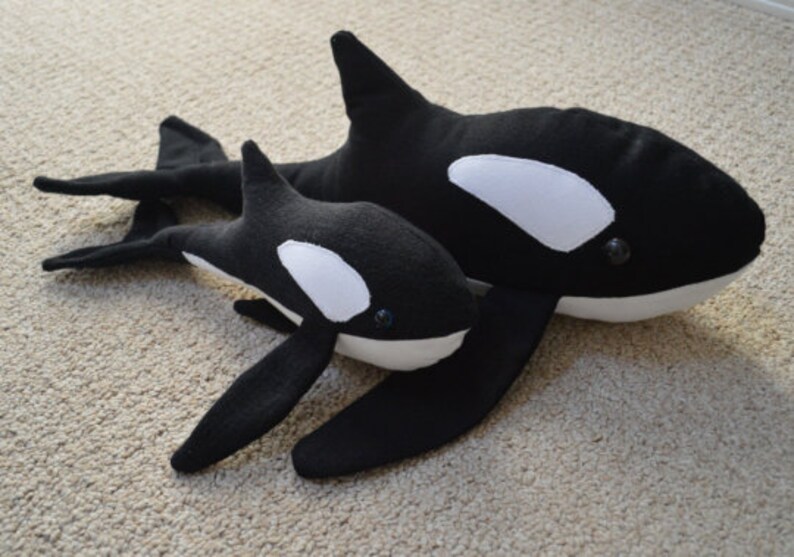 Pattern: Upcycled Denim Orca Whale PDF PATTERN ONLY - Make Your Own ...