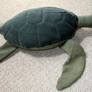 Pattern: Upcycled Denim Turtle PDF PATTERN ONLY - Make Your Own Sea ...