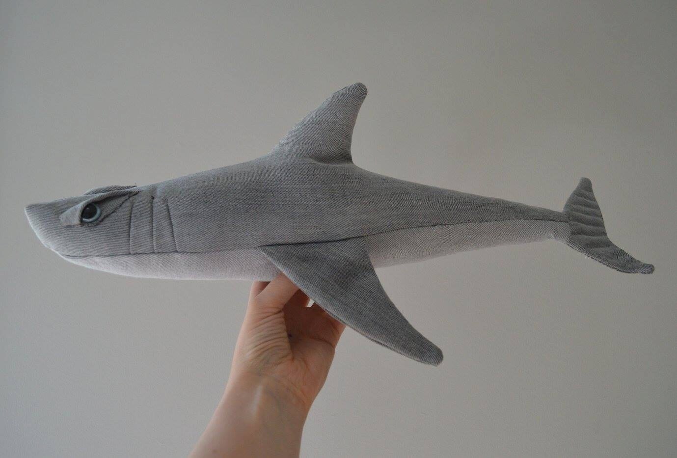Pattern: Upcycled Denim Shark PATTERN ONLY Make Your Own | Etsy