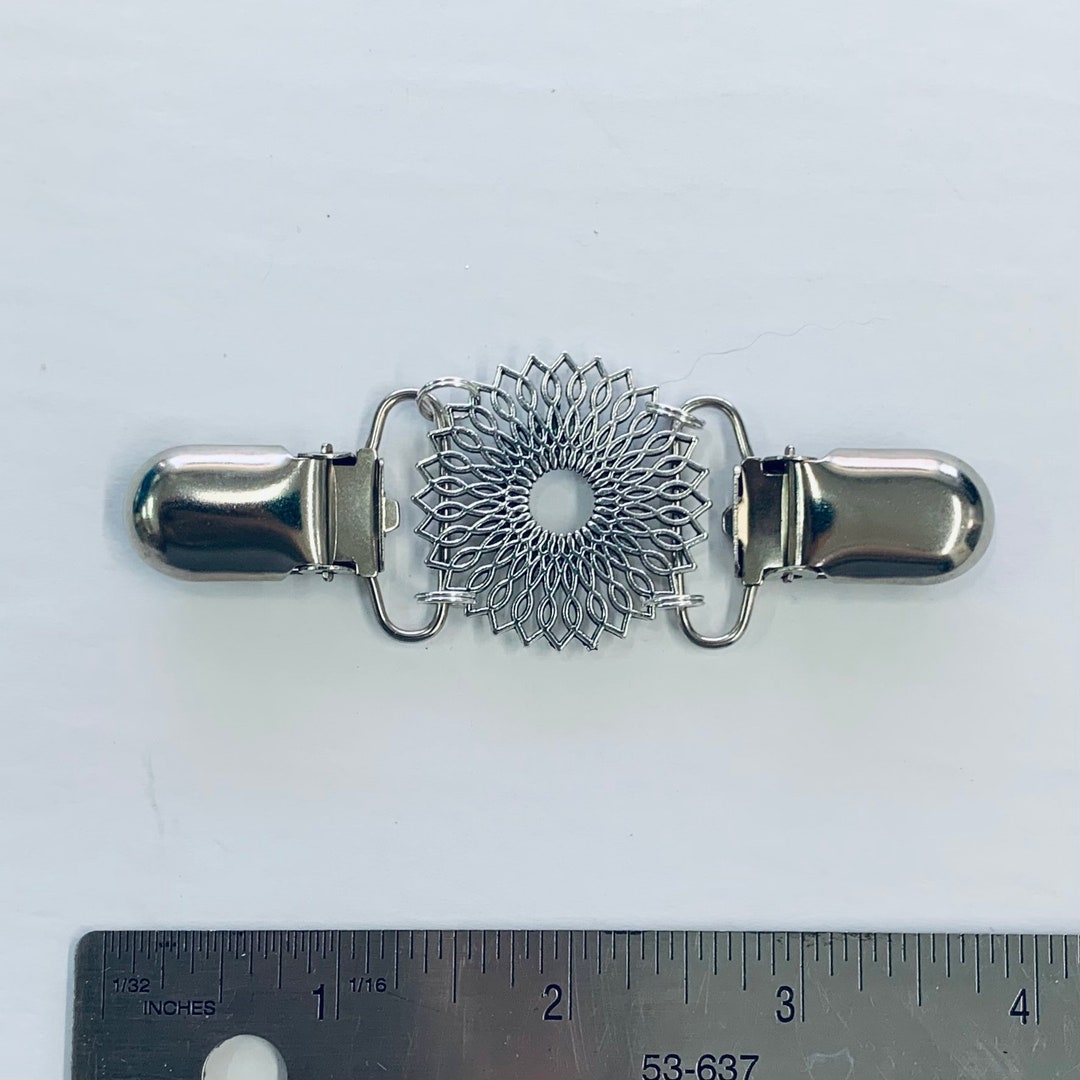 SPIRAL MANDALA #17 Metal Cinch Belt - Ladies Dress Clip for Women ...