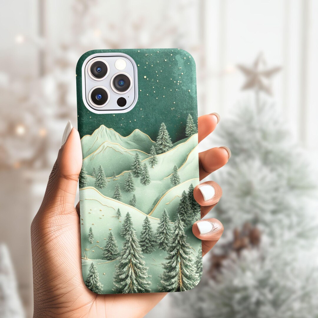 Phone Case Winter 3D Embossed Effect Christmas iPhone 16 15 14 Pro ...
