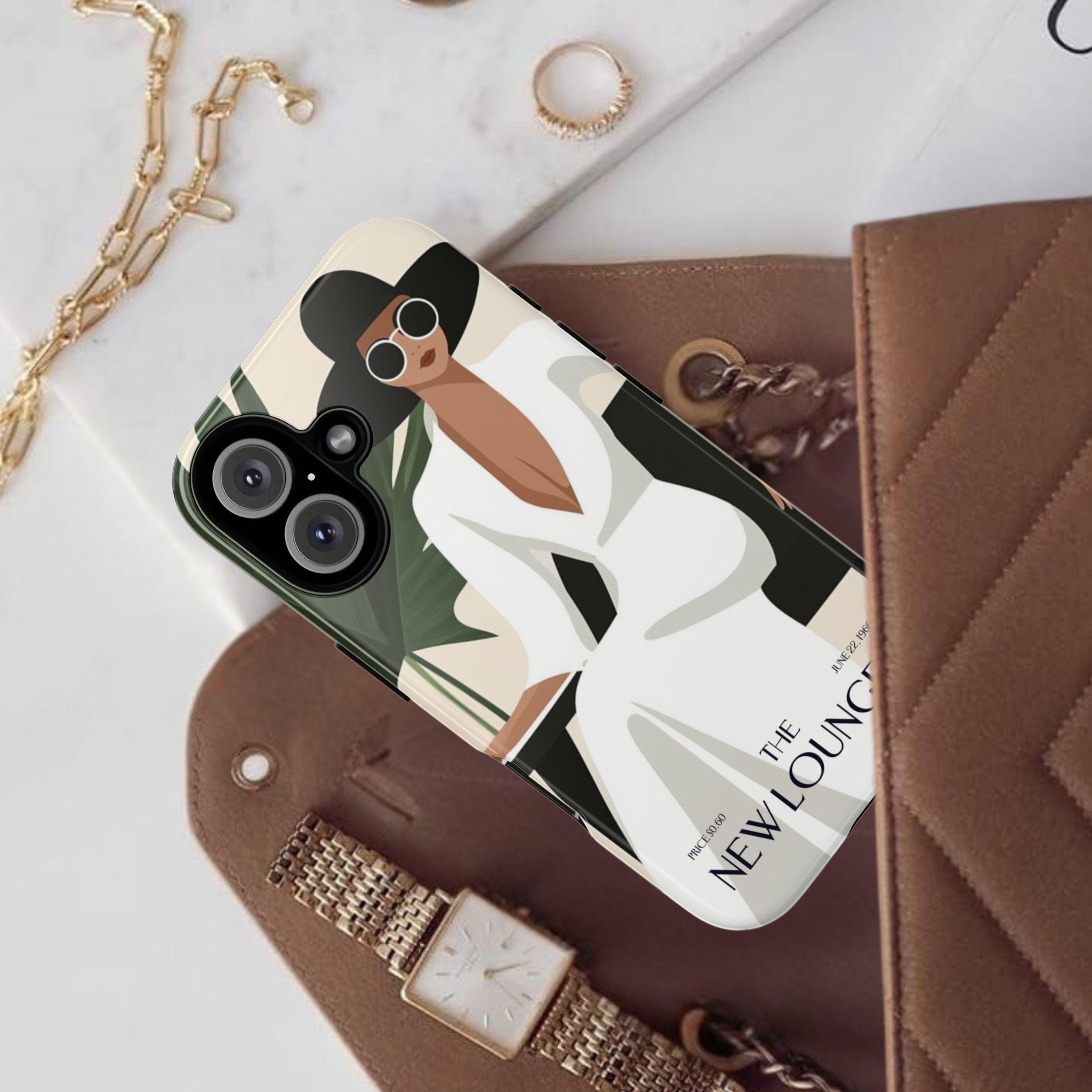 The New Yorker-inspired Retro Vintage Art Phone Case Hand-drawn iPhone ...