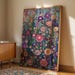 Gustav Klimt Purple Wildflower Art Print Poster Botanical Gold ...