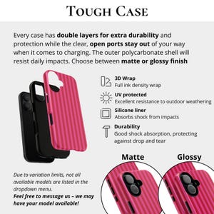 Custom Color Striped Phone Case Retro Aesthetic iPhone 17 16 15 14 13 ...