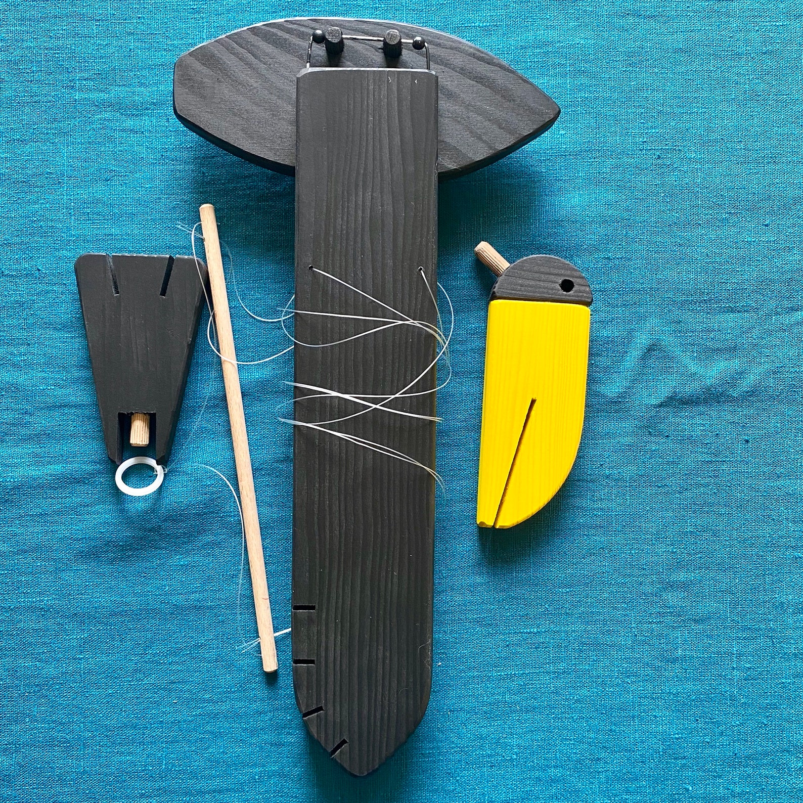 Wooden Flying Crow Mobile Halloween Decoration Black Bird | Etsy