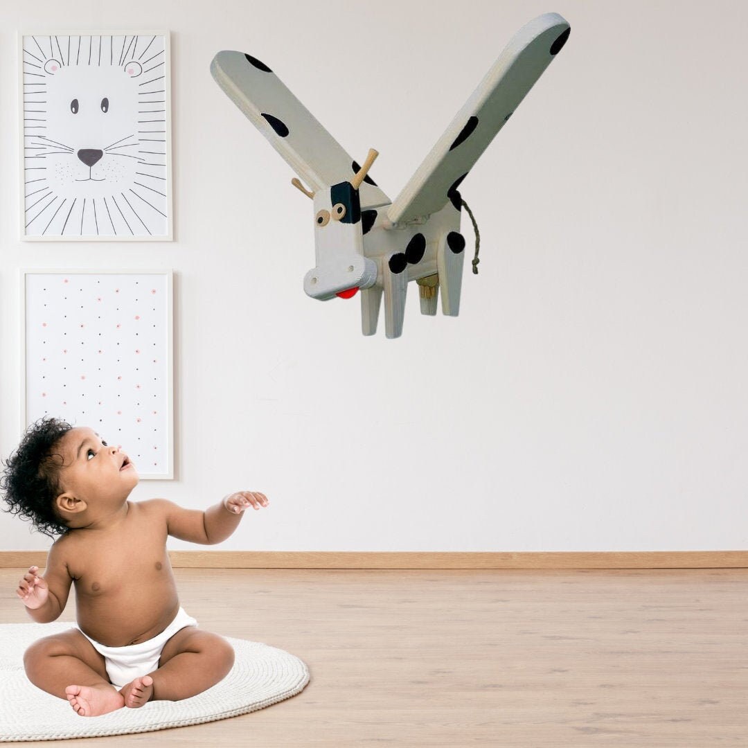 Flying Cow Toy