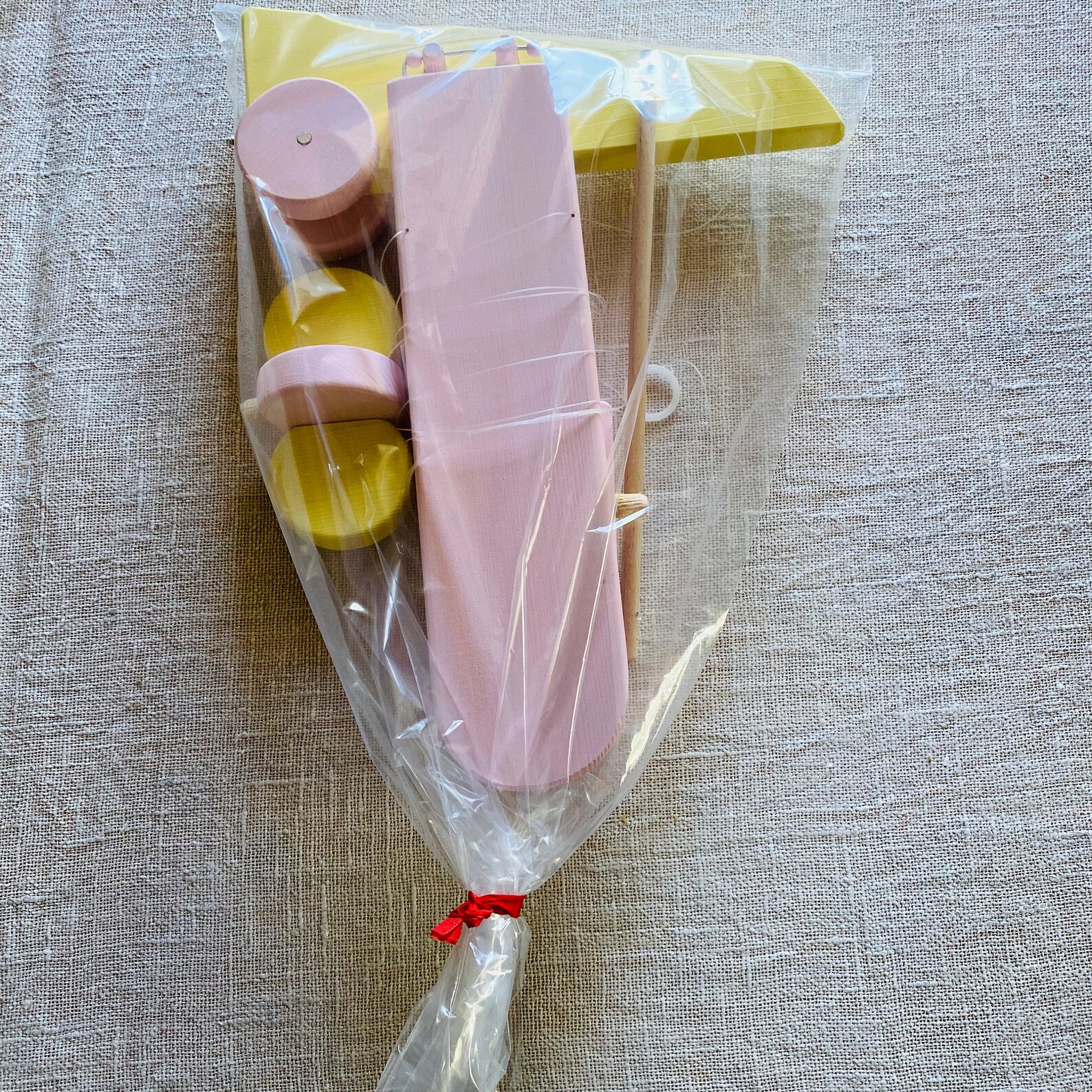 Pink Flying Airplane Nursery Mobile Eco Friendly Wooden Toy - Etsy