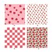 Strawberry Daisy Seamless Pattern, Pastel Digital Paper (digital ...