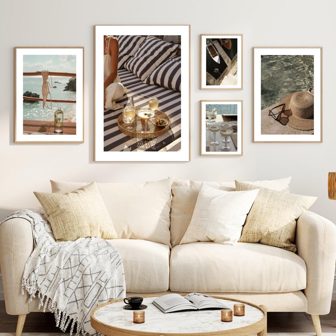 Old Money Aesthetic Wall Set 6PCS, Luxury Fashion Print, Old Money ...