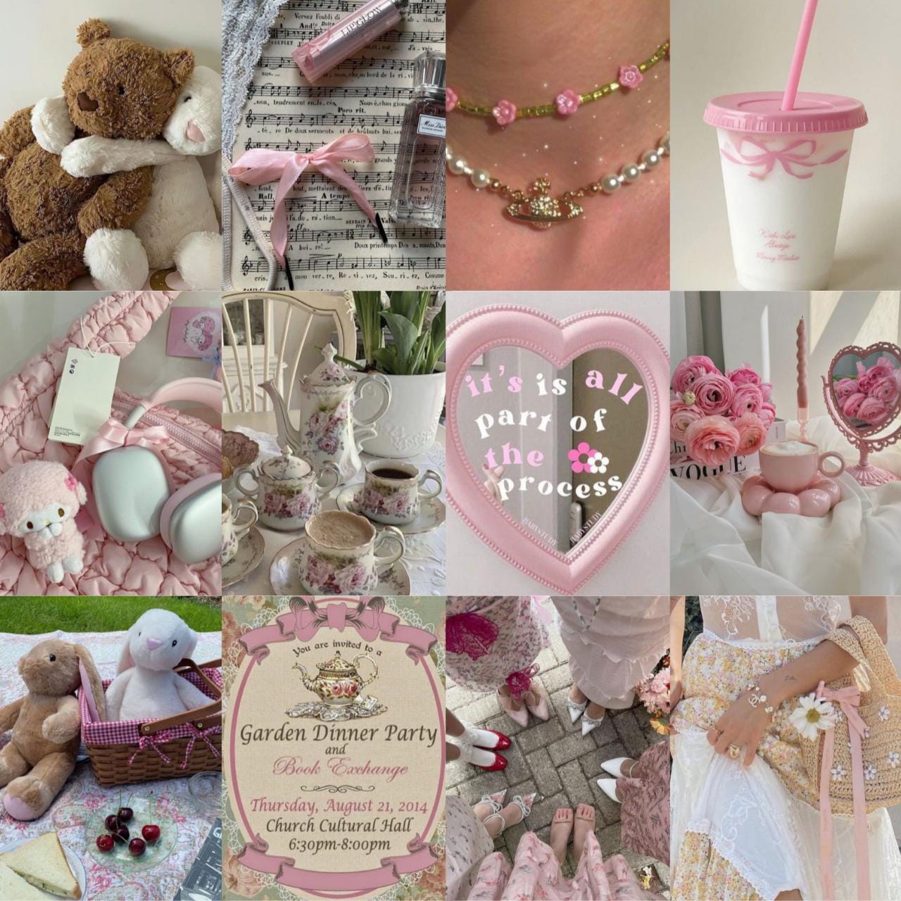 Pink Coquette Wall Collage Kit | Boujee Aesthetic Prints (175 PCS ...