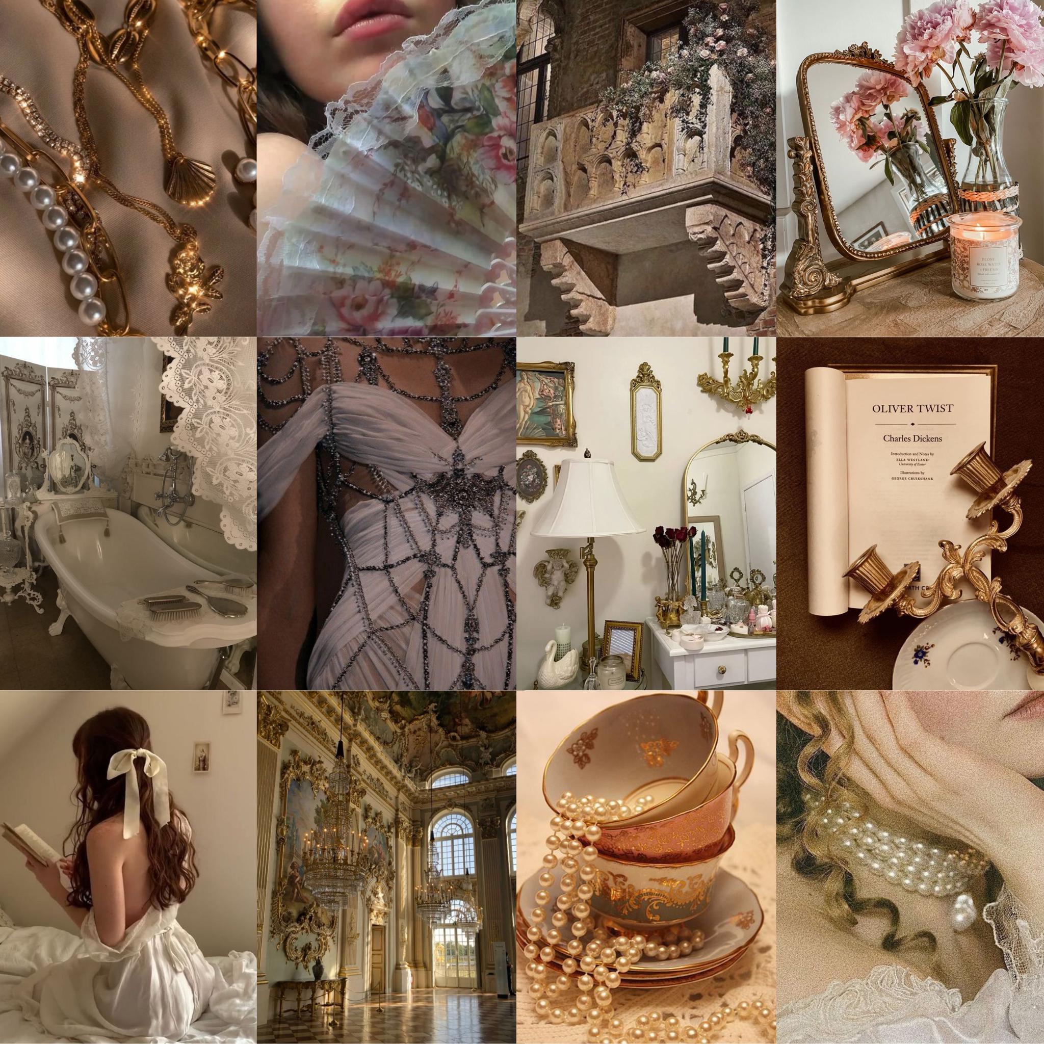 100 PCS Rococo Wall Collage | Coquette Posters | Coquette Room Decor ...
