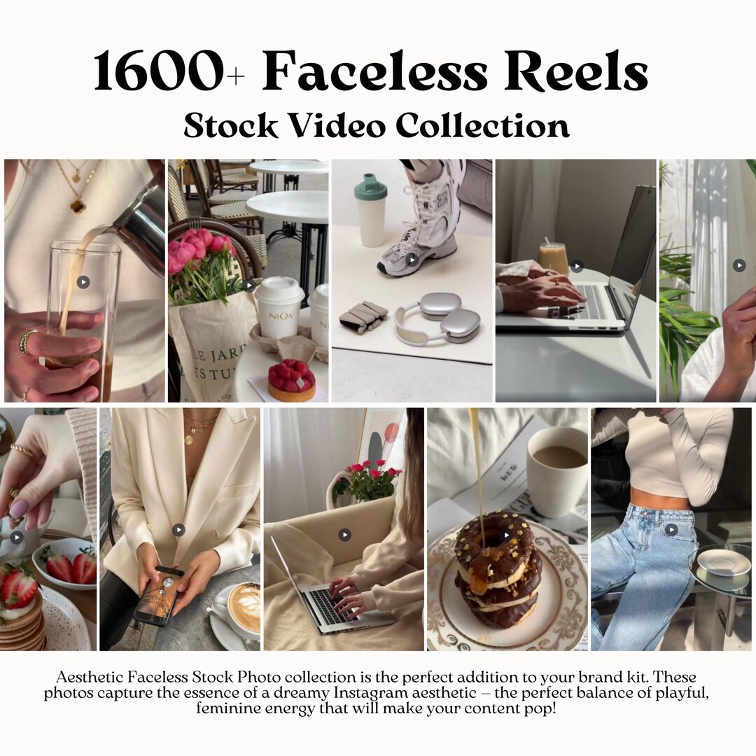 1600+ Faceless Reels Bundle for Content Creators & Online Businesses ...