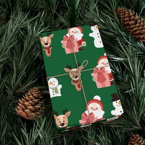 Christmas Digital Paper Set Christmas Seamless Pattern Holidays Digital ...