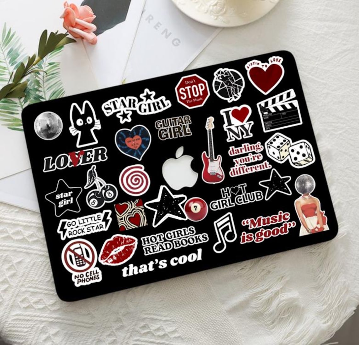 50 PCS Downtown Girl Aesthetic Sticker Sheets | Y2k Aesthetic |downtown ...