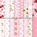 Baby Girl Digital Papers, Baby Girl Shower, Nursery Papers, Baby ...