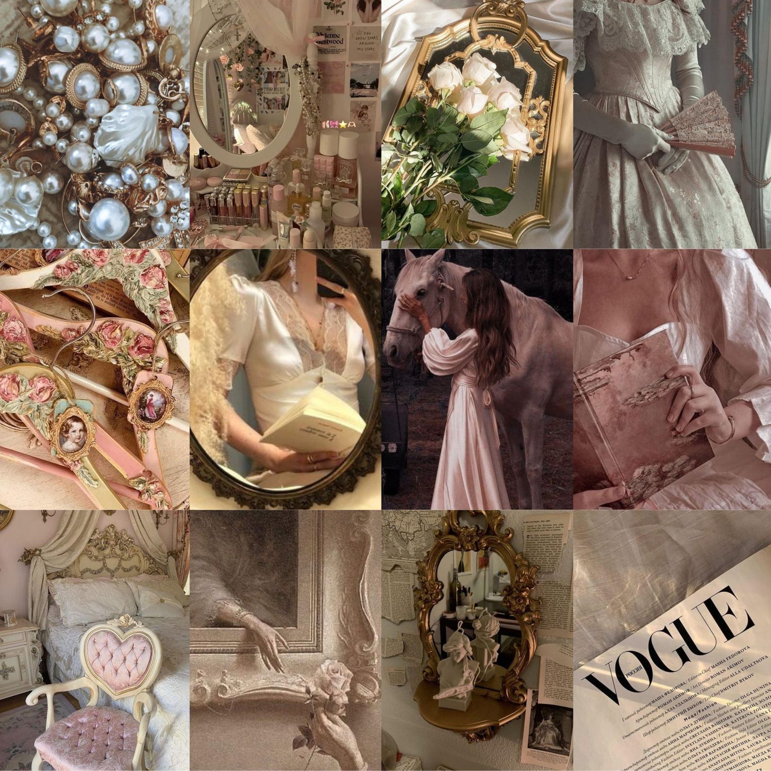 100 PCS Rococo Wall Collage | Coquette Posters | Coquette Room Decor ...