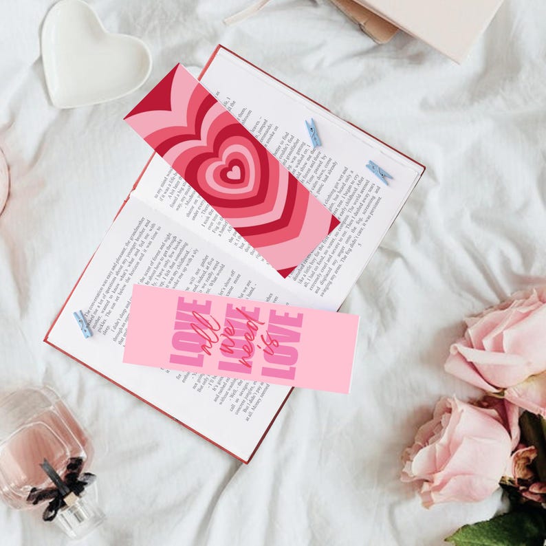 Preppy Book Lover Bookmarks, Printable Bookmarks Preppy Aesthetic, Book ...