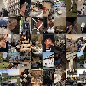 120 Pcs Old Money Aesthetic Wall Collage Set,old Money Prints,old Money ...