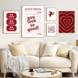 Valentines Day Decor Set of 20, Valentines Prints, Trendy Valentines ...