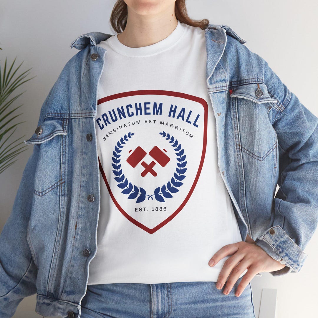 Crunchem Hall Crest Tee | Vintage Trunchbull Inspired Shirt - Etsy
