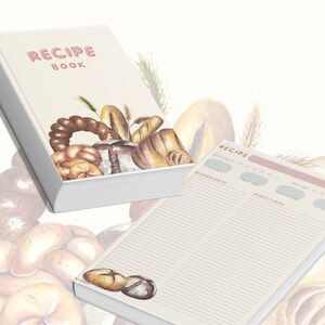 Printable Recipe Book With Natural Elements – Digital Download With ...