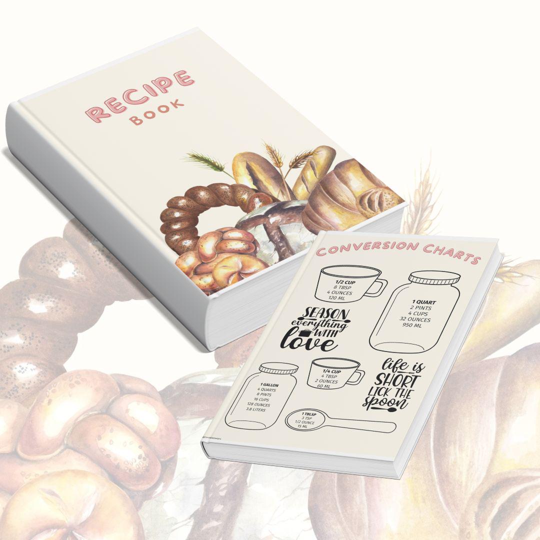Printable Recipe Book With Natural Elements Digital Download With ...