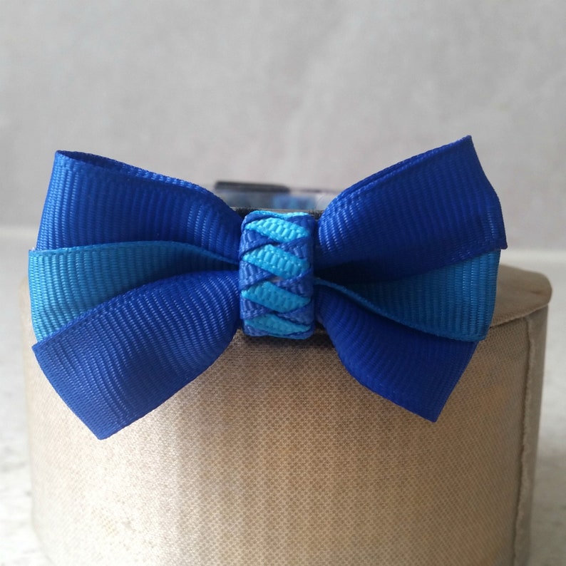 Blue Cat Collar and Bow Tie Set | Etsy