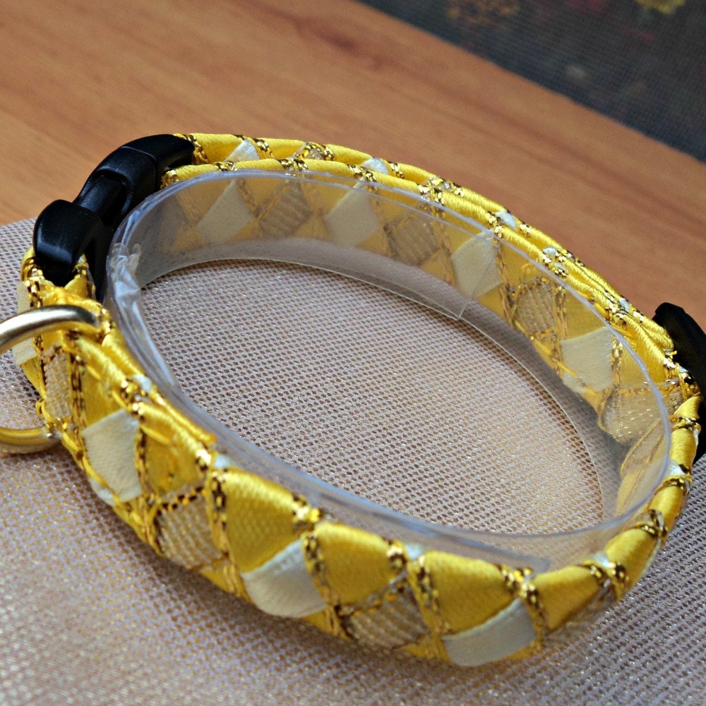 Small Cat Collar / Kitten Collar Yellow Sunshine - Etsy