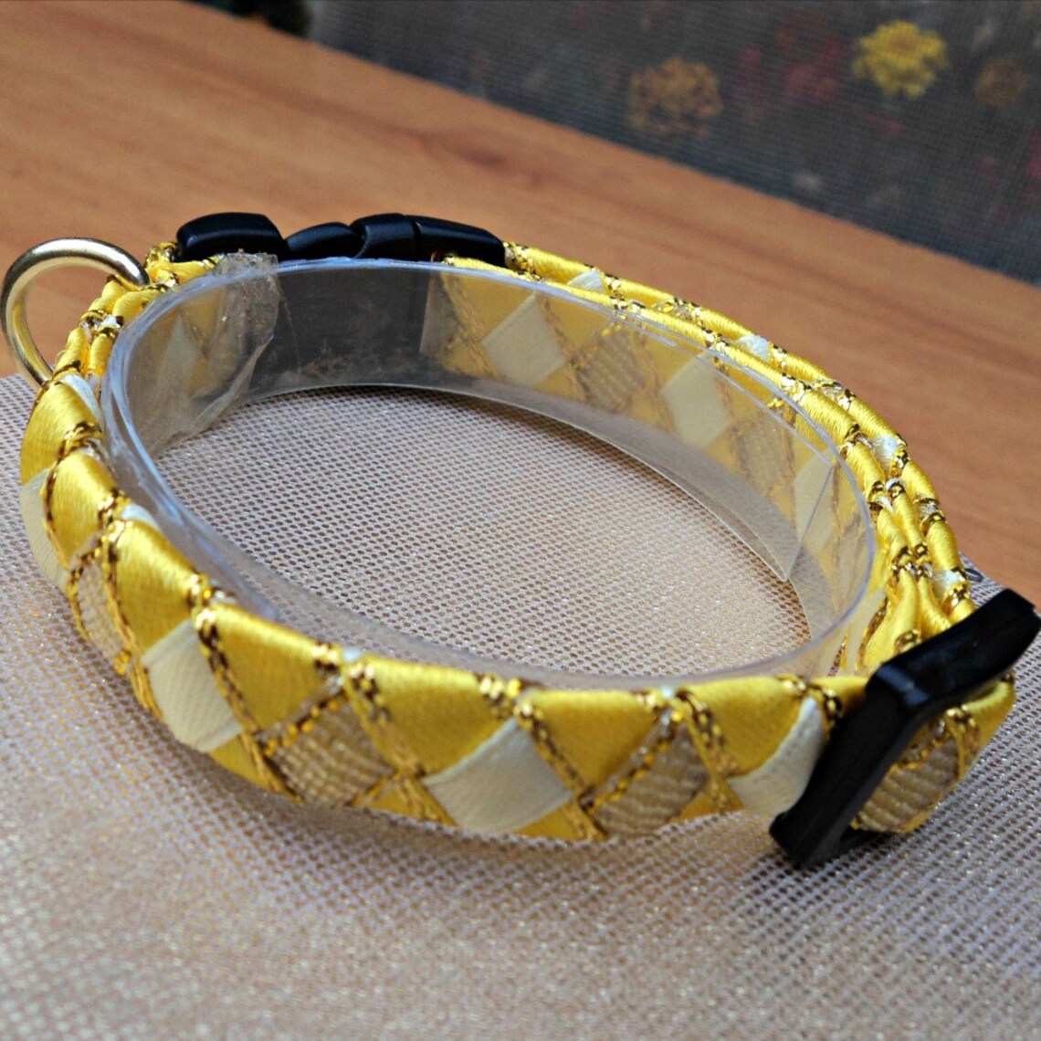 Small Cat Collar / Kitten Collar Yellow Sunshine | Etsy