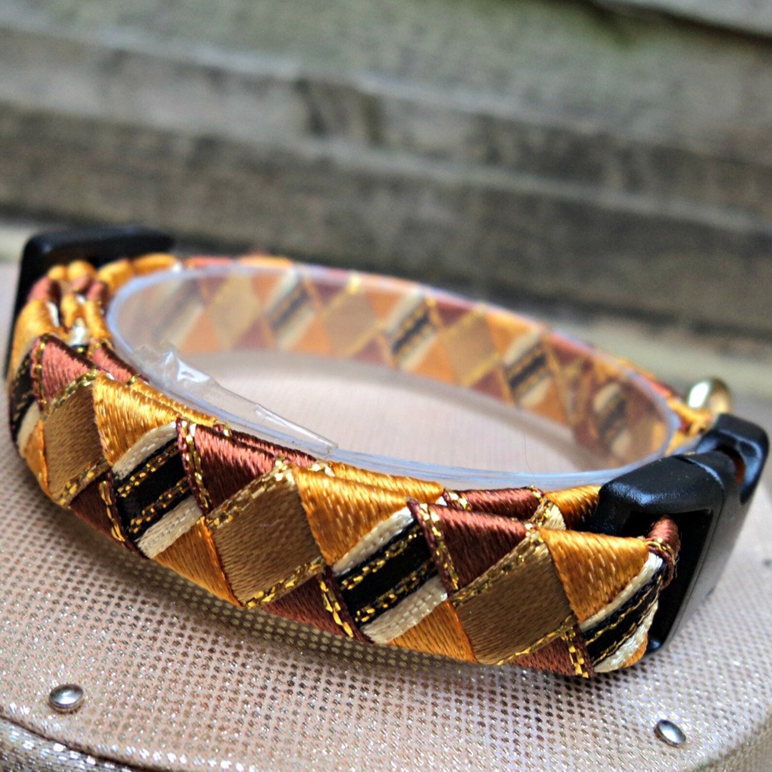 Small Cat Collar / Kitten Collar in Autumn Fall Shades - Etsy