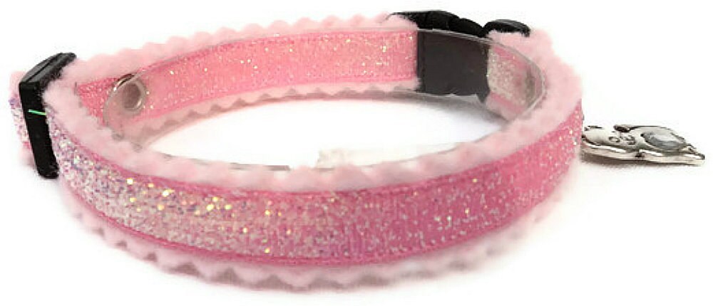 Pink Breakaway Cat Collar With Kitten Charm - Etsy