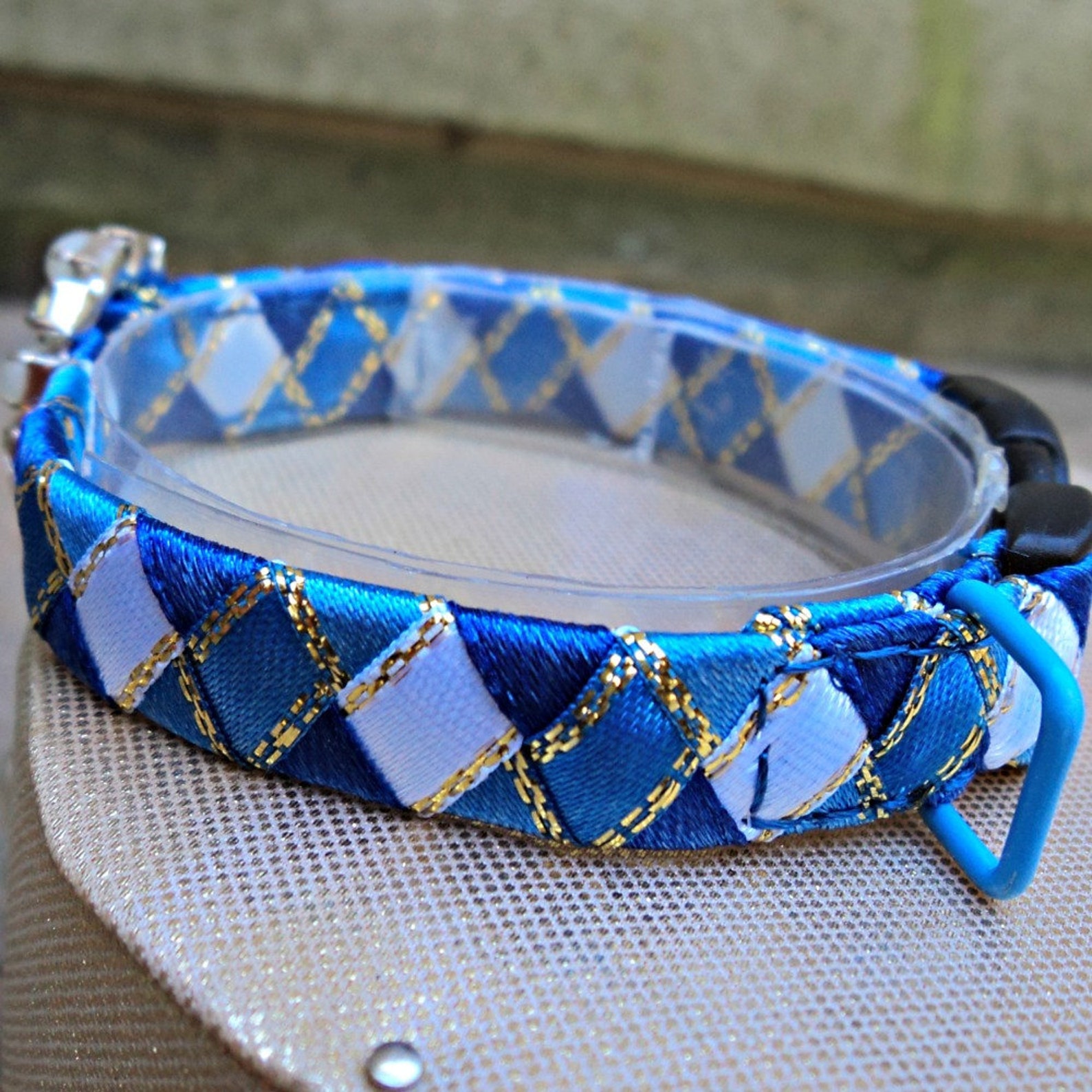 Blue Cat Collar Designer Breakaway Style - Etsy