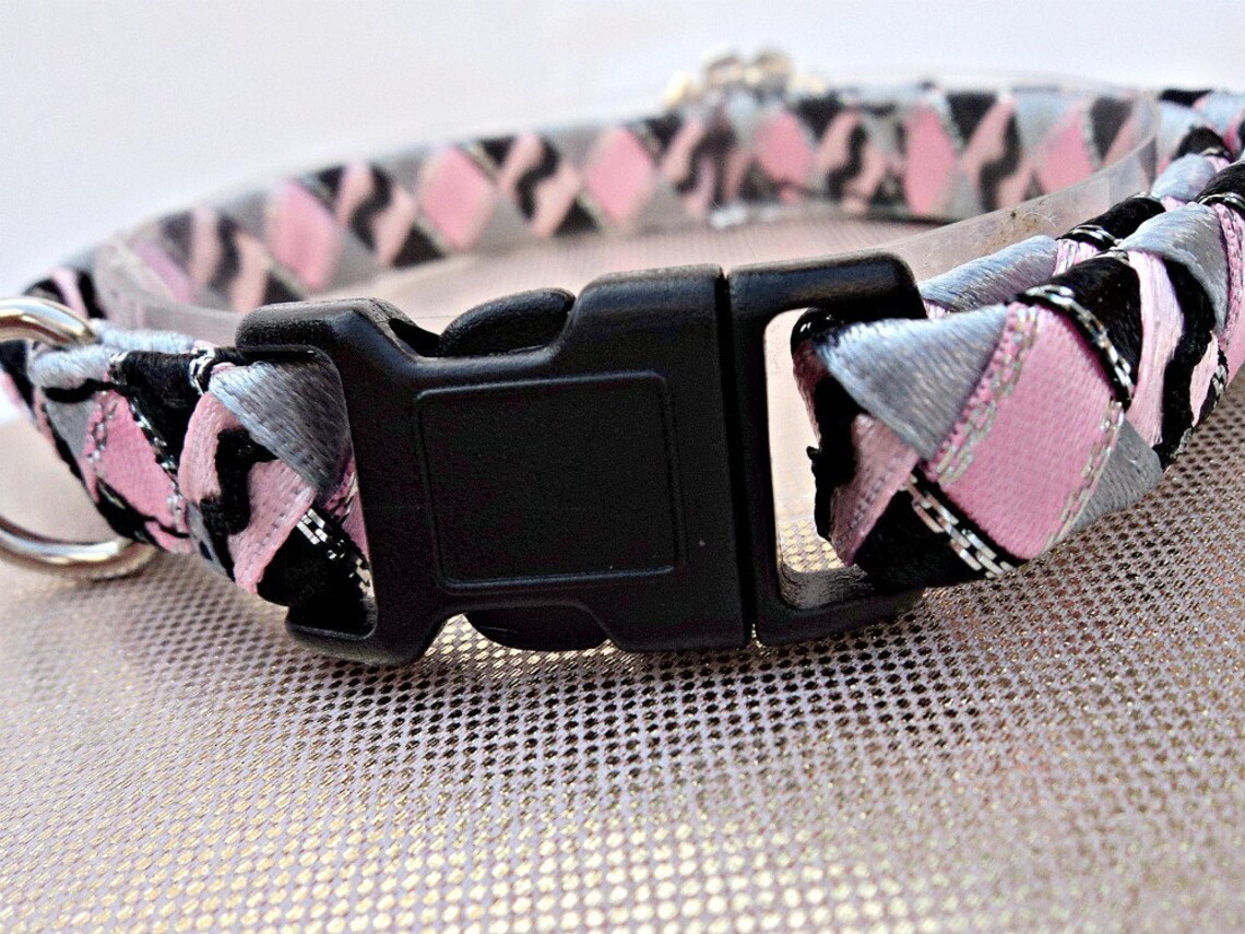 Cat Collar Pink Designer With Diamante Style Buckle - Etsy