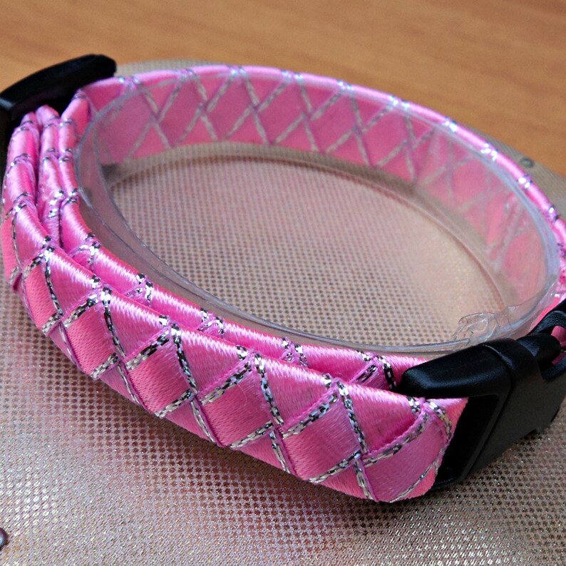 Small Cat Collar / Kitten Collar Pretty in Pink - Etsy