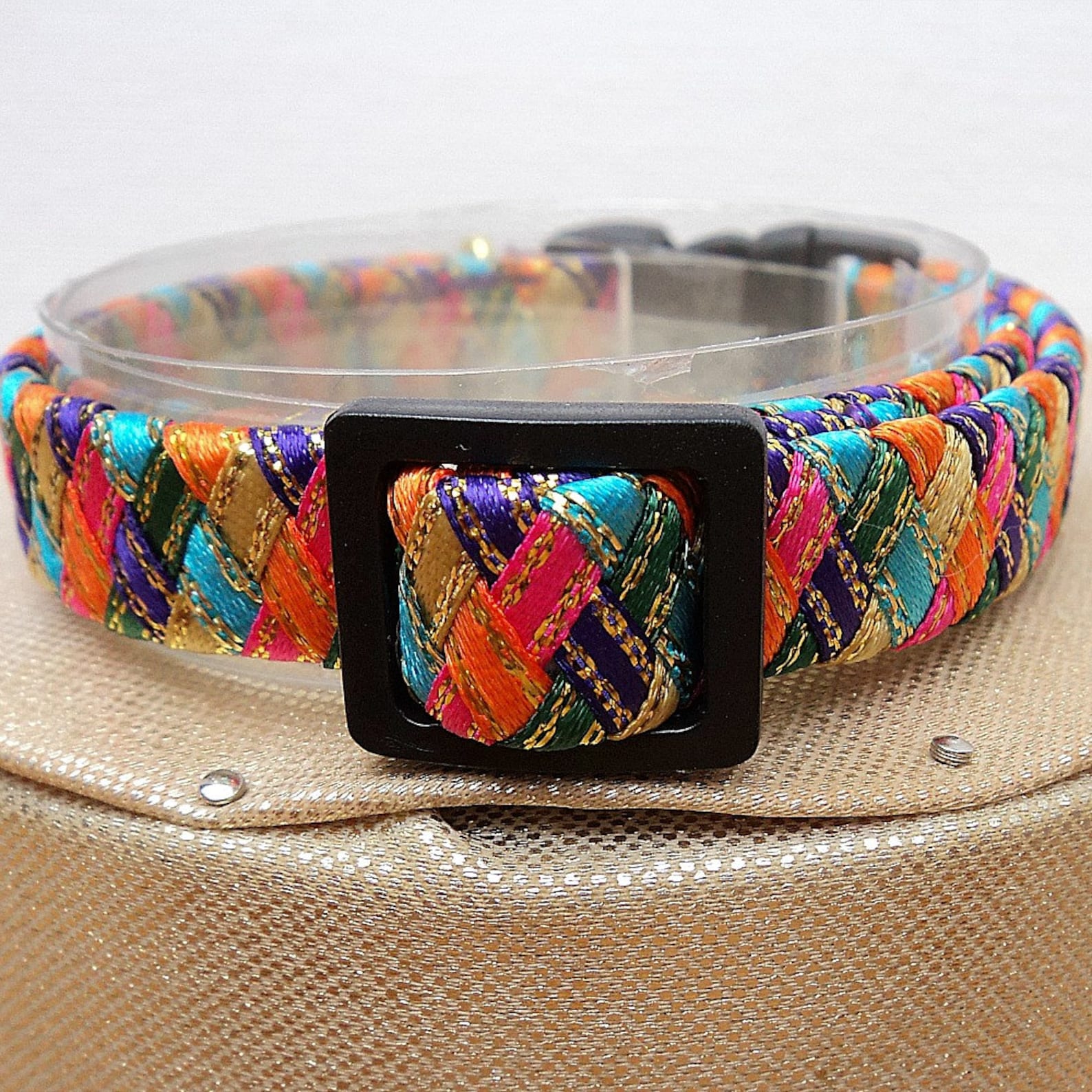 Designer Cat Collars With a Colourful Harlequin Pattern ( Breakaway ...